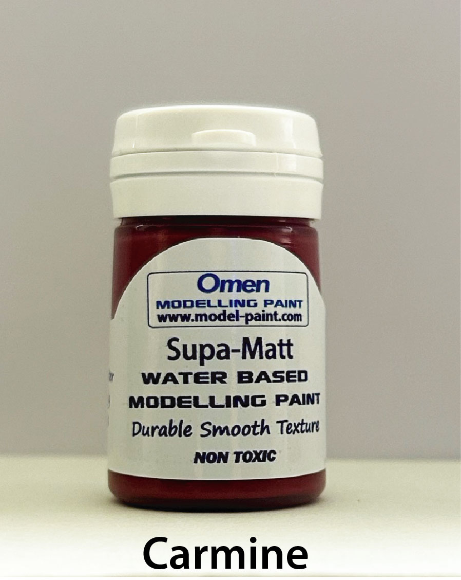 Omen Miniatures Paints, Single Paints - Figure Paint - Carmine Red ...