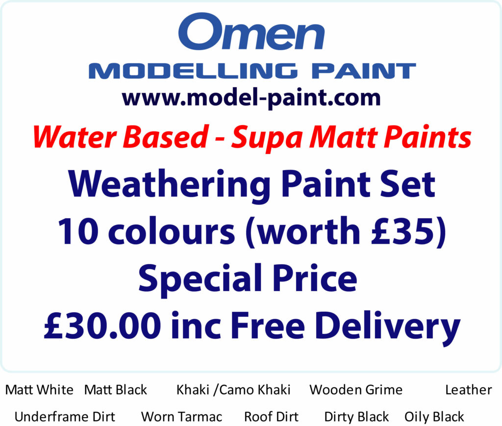 Omen Miniatures Paints, Paint Sets - Weathering Set 10 Colours worth £ ...